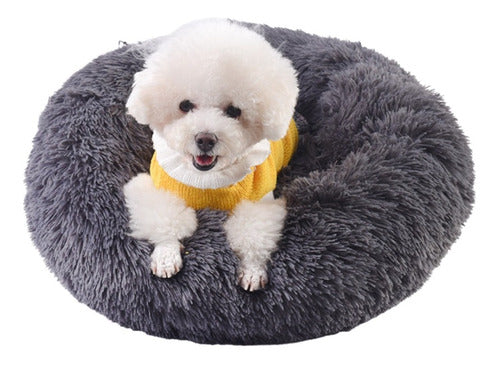Cama Antiestrés Peluda Para Perros Y Gatos 50 Cm Originales – Norplat